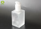 Custom Silk Printing Moisturizer Glass Bottle 120ml Square Frosted Glass Pump Bottles