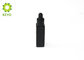 10ml Matte Black Glass Dropper Bottles Square Shape For CBD Essential Oil