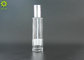 Clear Moisturizer Glass bottle , 100ml Skin Care Lotion Pump Bottle
