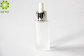 Cylindrical Frosted Glass Foundation Bottle , 30ml Glass Dropper Bottles
