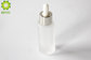 Cylindrical Frosted Glass Foundation Bottle , 30ml Glass Dropper Bottles
