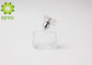 Hexagon Shape Glass Perfume Bottles 30ml With Silver Aluminum Sprayer